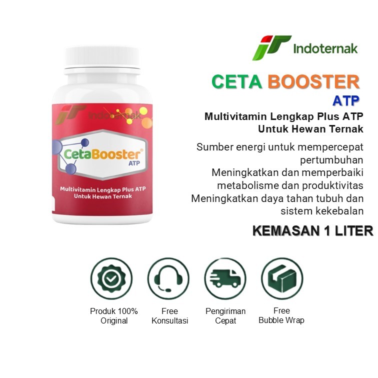 Jual CETA BOOSTER ATP - MULTIVITAMIN LENGKAP PLUS ATP UNTUK HEWAN ...