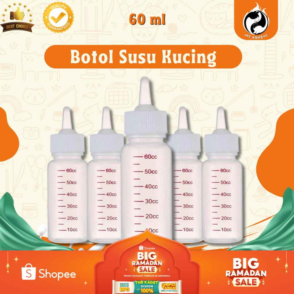 Jual Botol susu Dot Kucing ANAK KUCING BARU LAHIR Cats Paket Komplit ...
