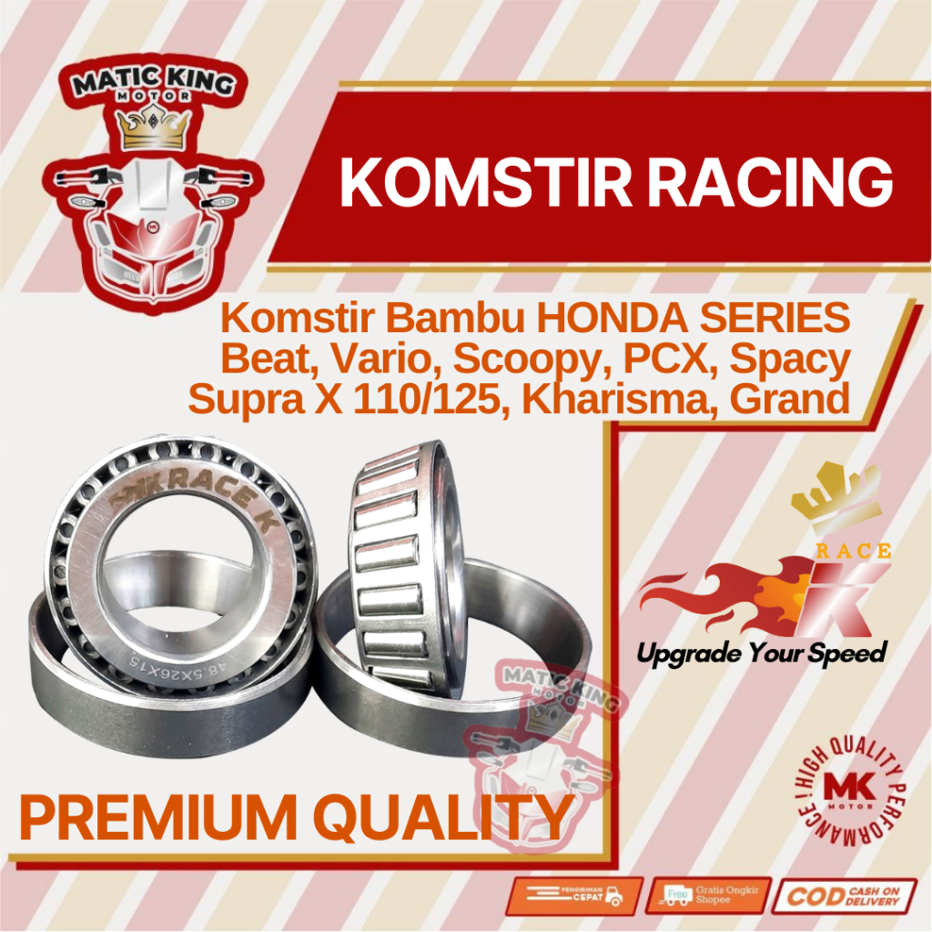 Jual Race K Komstir comstir Racing Bambu Honda Vario Beat scoopy Genio ...