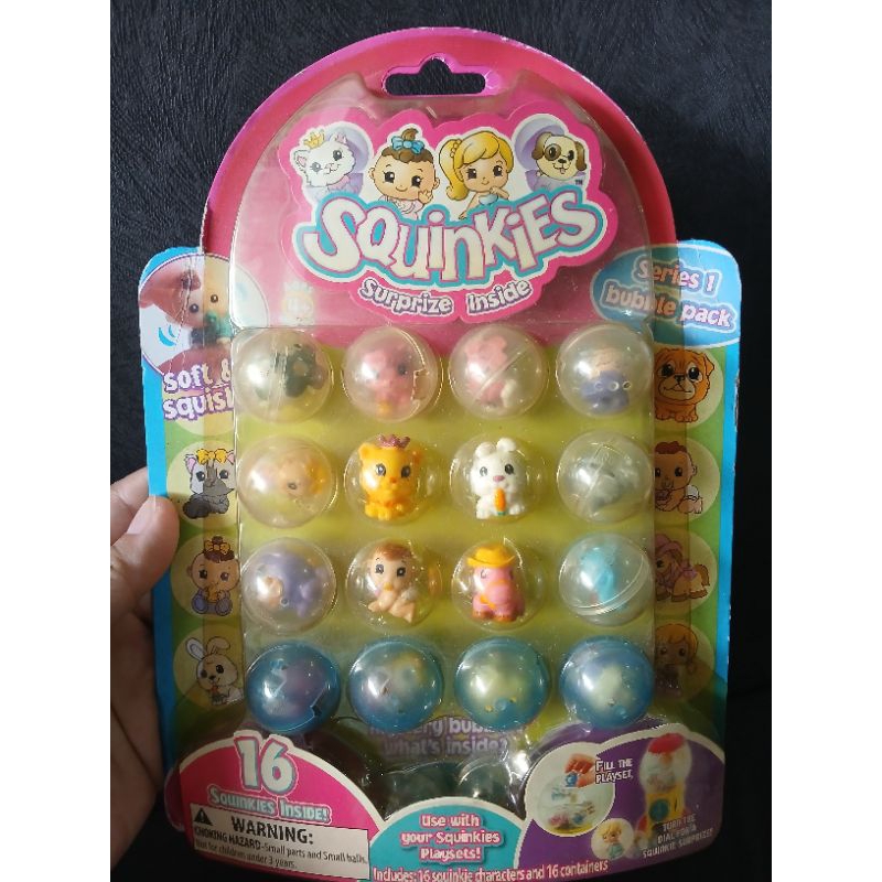 Jual Squinkies Bubble Pack Series 1 Isi 16pcs Biru Shopee Indonesia
