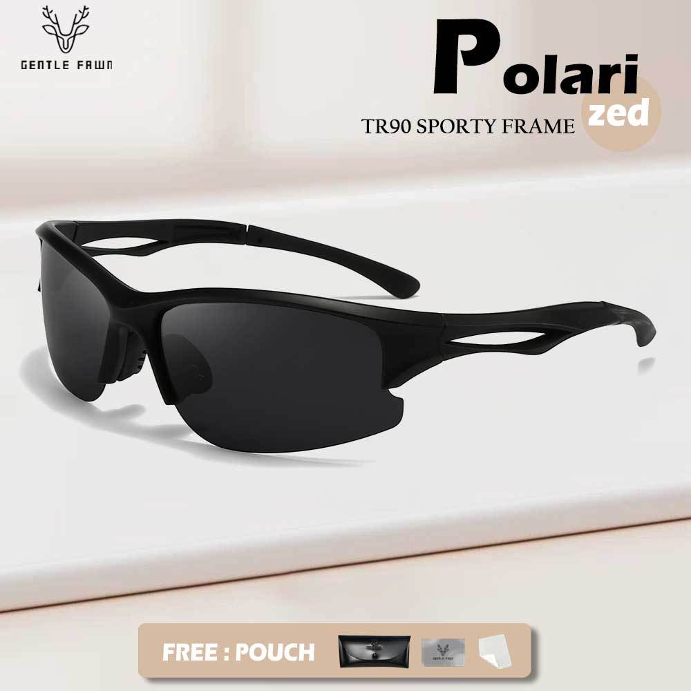 Jual Gentle Fawn Kacamata Sunglasses Polarized Anti Silau Style Kotak Sporty Bahan TR90 Kuat ...