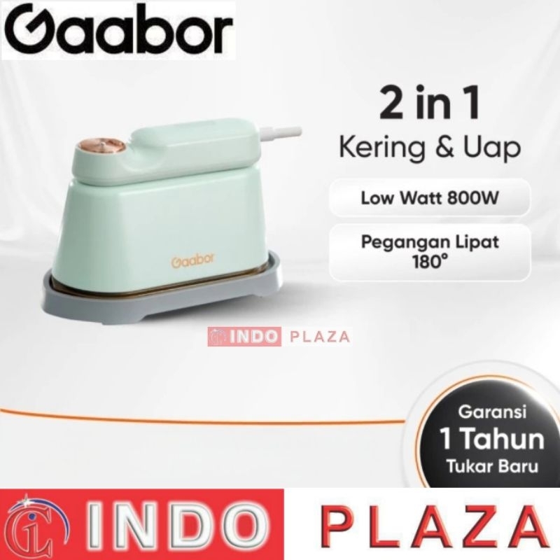 Jual GAABOR SETRIKA UAP 2 in 1 HM-M01A Portable 800 W (Basah dan Kering ...