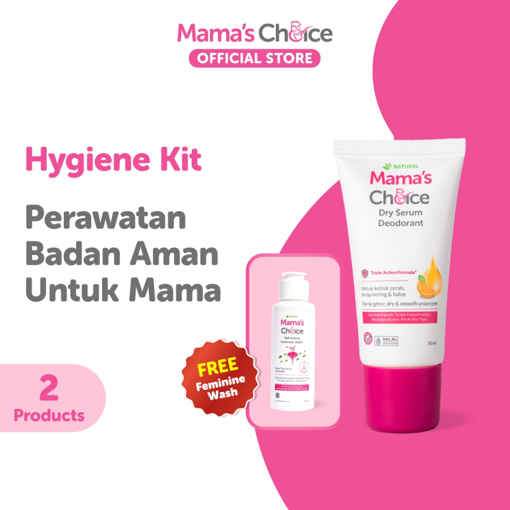 Jual HADIAH GRATIS - Hygiene Kit - Mama's Choice Exclusive Bundle Feminine Wash dan Deodorant ...