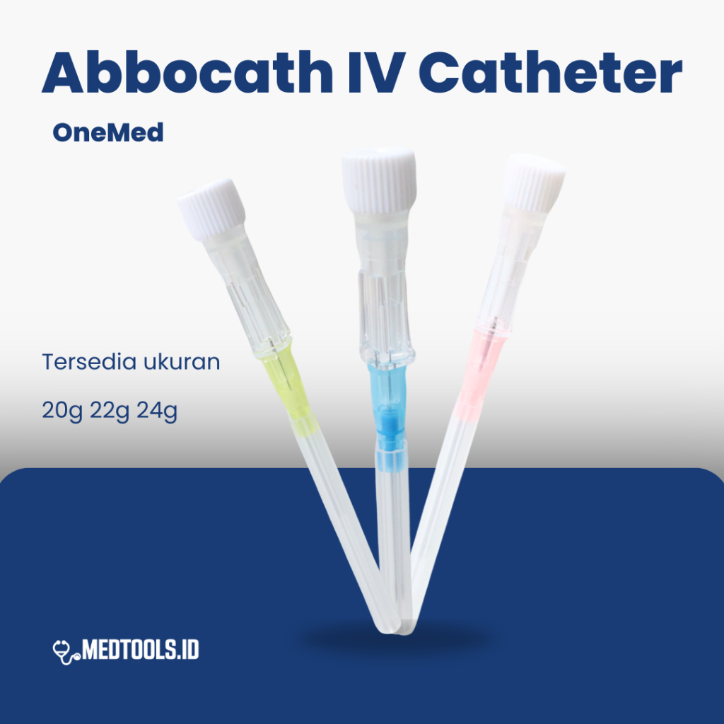Jual Abocath IV Catheter / Catheter 20g, 22g, 24g / Jarum Infus ...