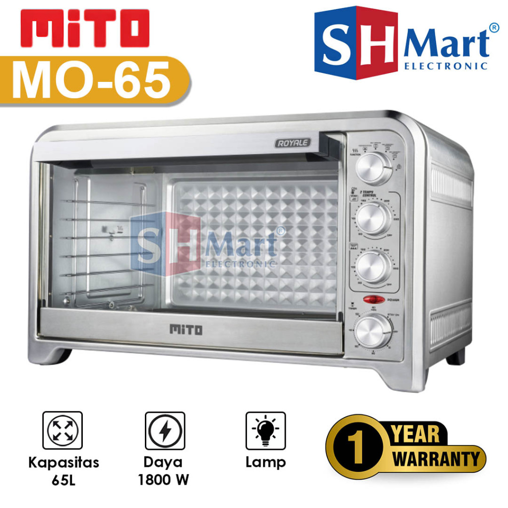 Jual OVEN MITO ELECTRIC OVEN ROYAL MO-65 KAPASITAS 65 LITER MO65 ...