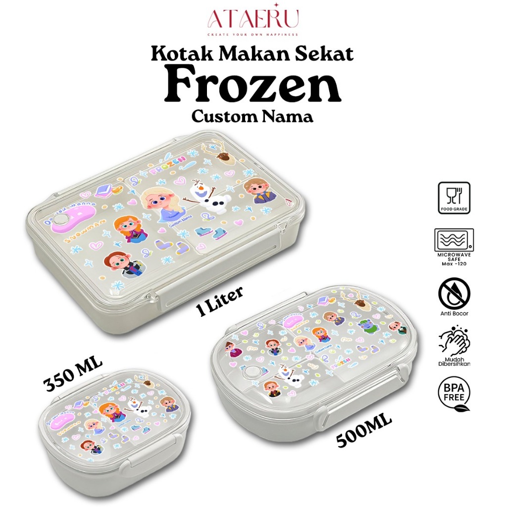 Jual Kotak Makan Frozen Tempat Bekal Anak Karakter Frozen | Shopee ...