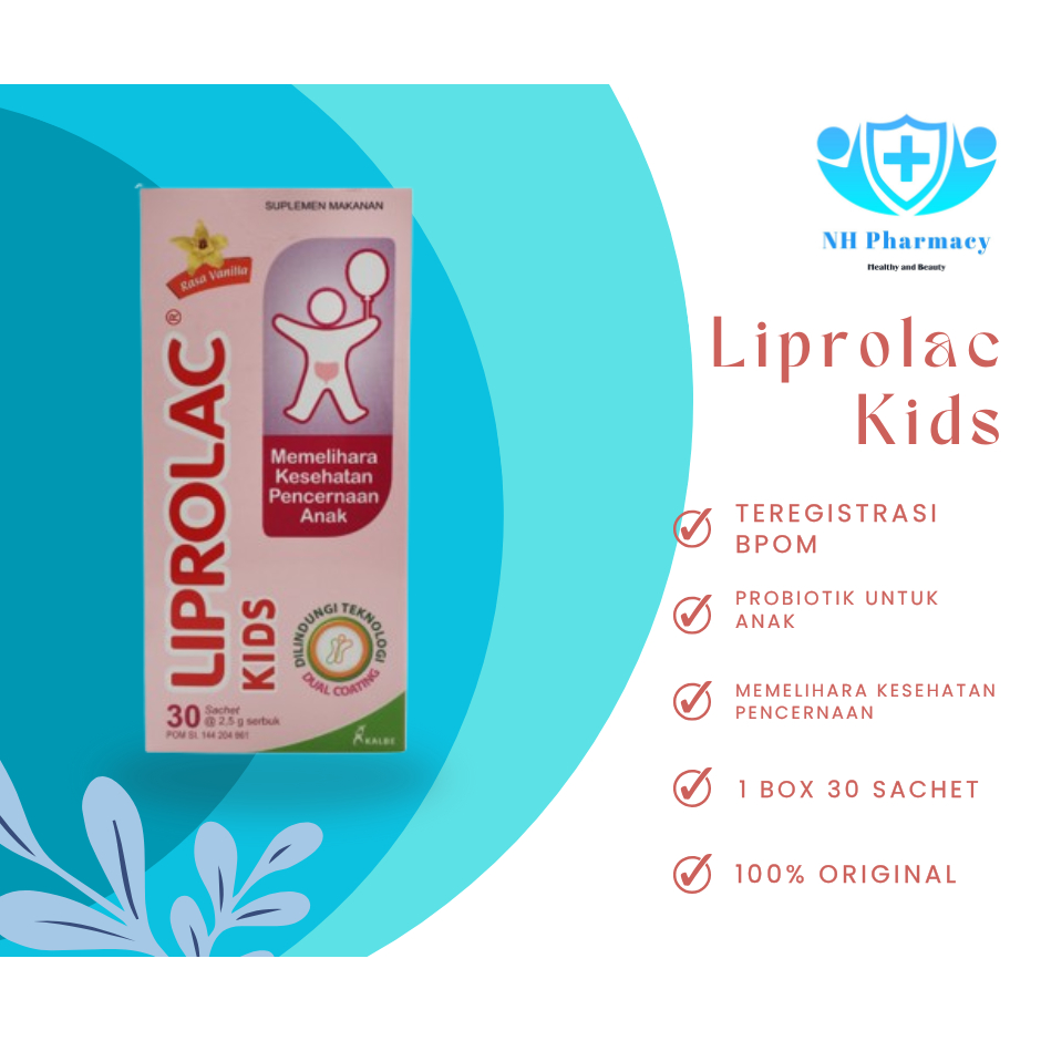 Jual Liprolac Kids Probiotic 1 Sachet - Menjaga sistem pencernaan anak ...