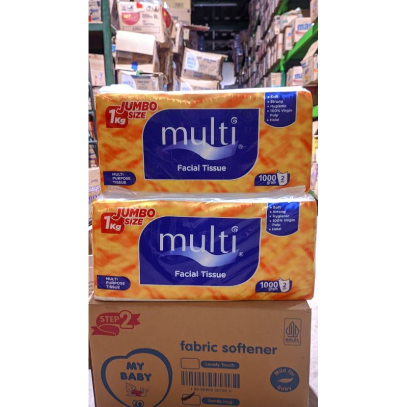 Jual tissue multi 1000gram 2 ply (1kg jumbo size) | Shopee Indonesia
