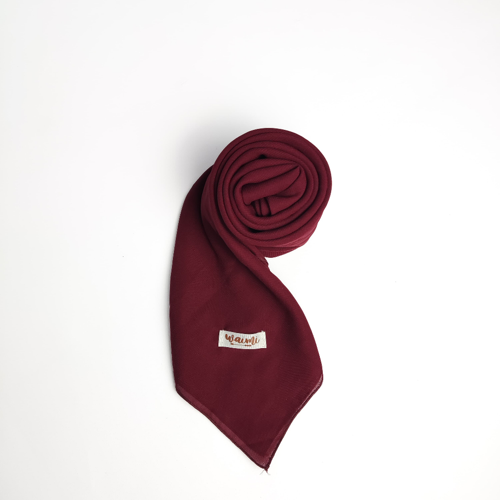 Jual Basic Scarf Premium(Maroon) | Shopee Indonesia