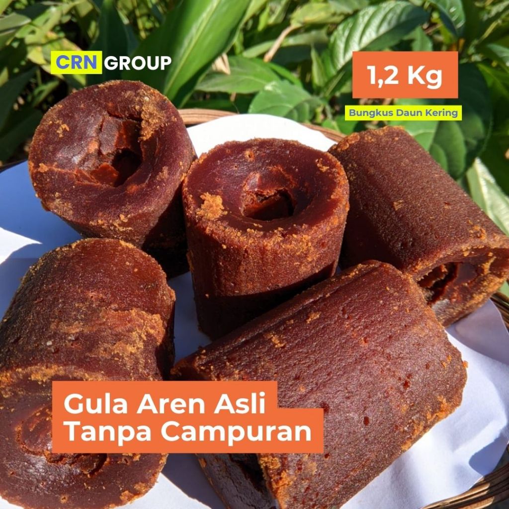 Jual [1,2 Kg] Gula Aren Asli Murni Kemasan Daun Kering 100% Dari ...