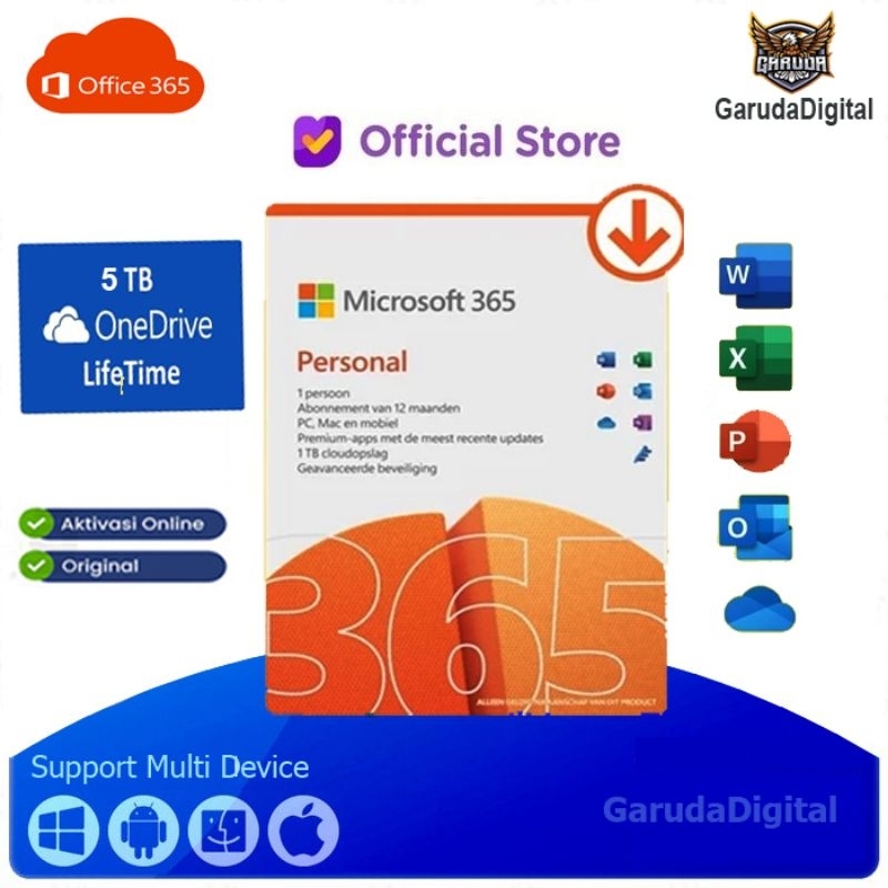 Jual [PROMO] Microsoft Office 365 Include OneDrive 5 TB | Shopee Indonesia