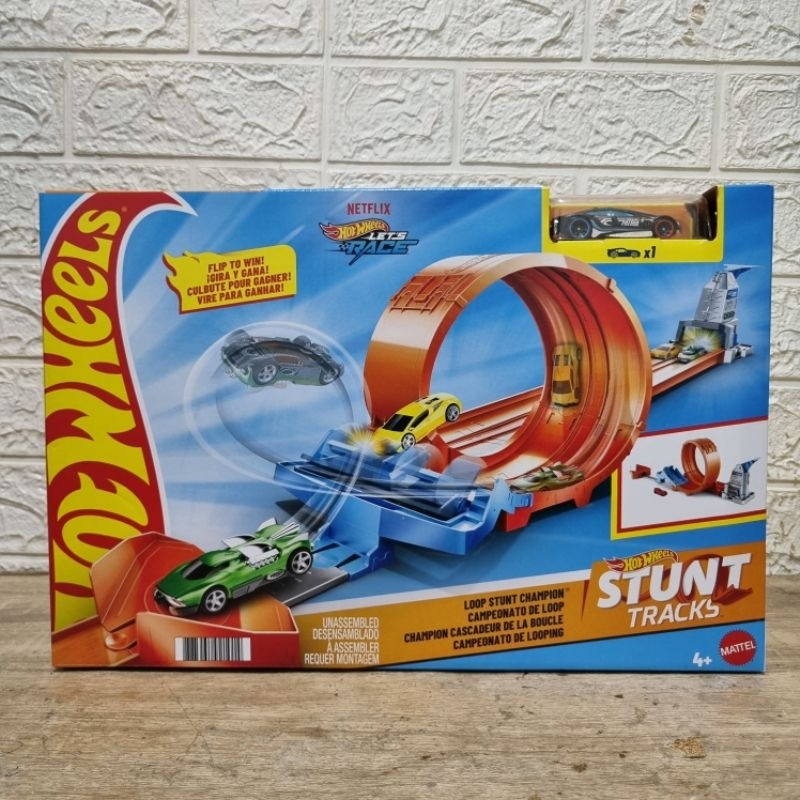 Jual Hot Wheels Action Loop Stunt Champion Track Set Original | Shopee ...