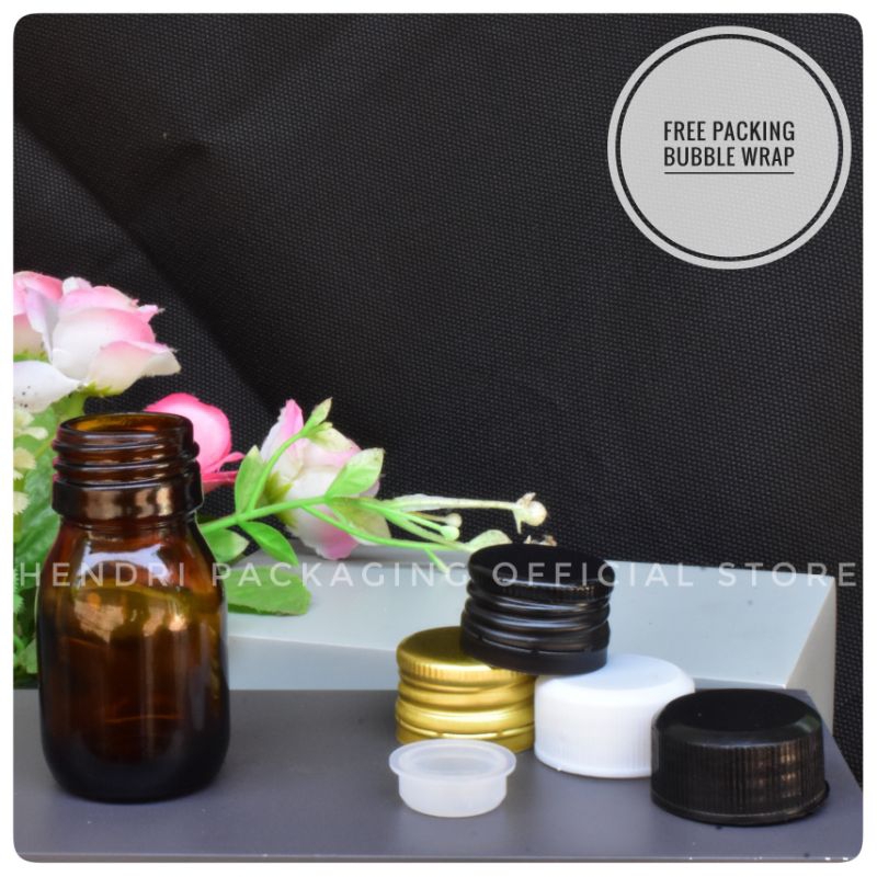 Jual Botol Kaca Amber 30ml | Shopee Indonesia