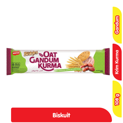 Jual Biskies Sandwich Crackers Biskuit Gandum Kurma 108 gram | Shopee ...