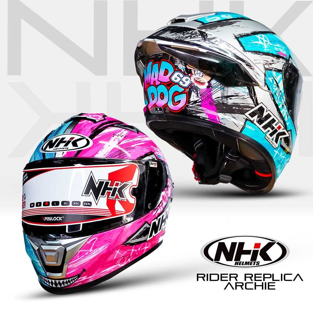 Jual NHK MARK 1 GP EDITION REPLIKA ARCHIE MAD DOG SINGLE VISOR | Shopee ...