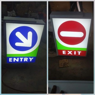 Jual Neon box SPBU keluar / masuk 2 sisi | Shopee Indonesia