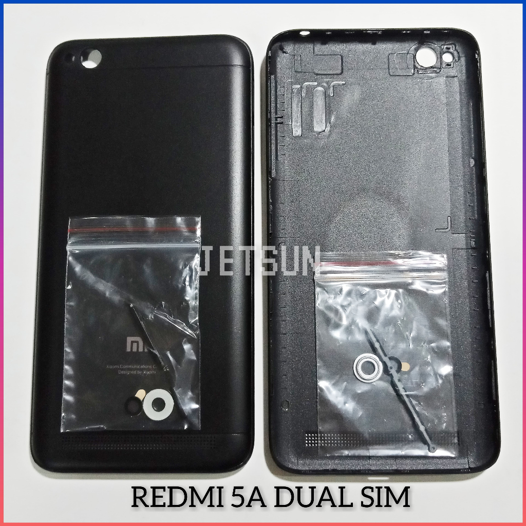 Jual BACKDOOR - BACKCOVER TUTUP BELAKANG REDMI 5A DUAL SIM | Shopee ...