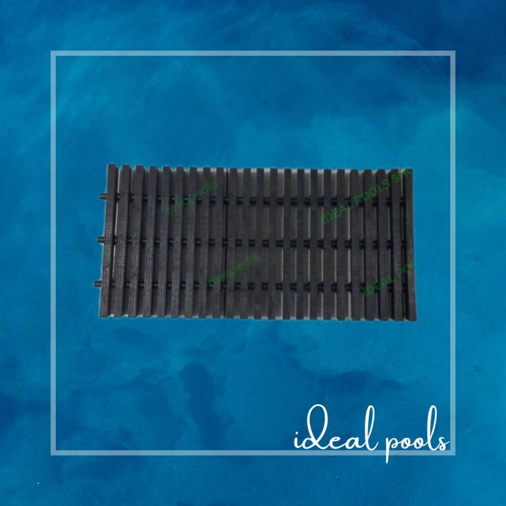 Jual Grill Gutter Kolam Renang Lebar 30cm Warna Hitam Merk Italy Bahan ...