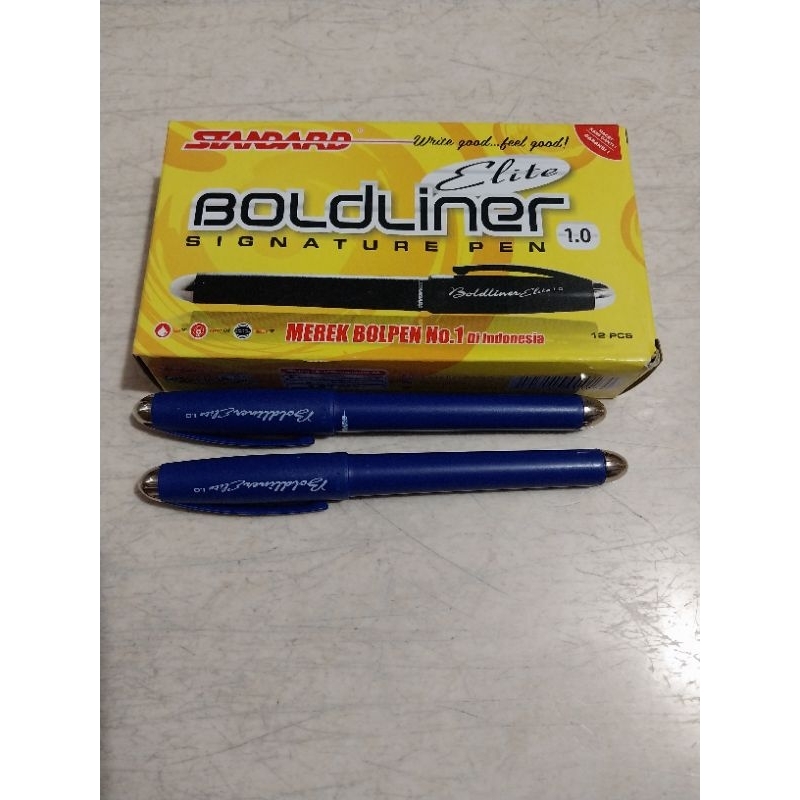 Jual PEN STANDART BOLDLINER ELITE 1.0 | Shopee Indonesia