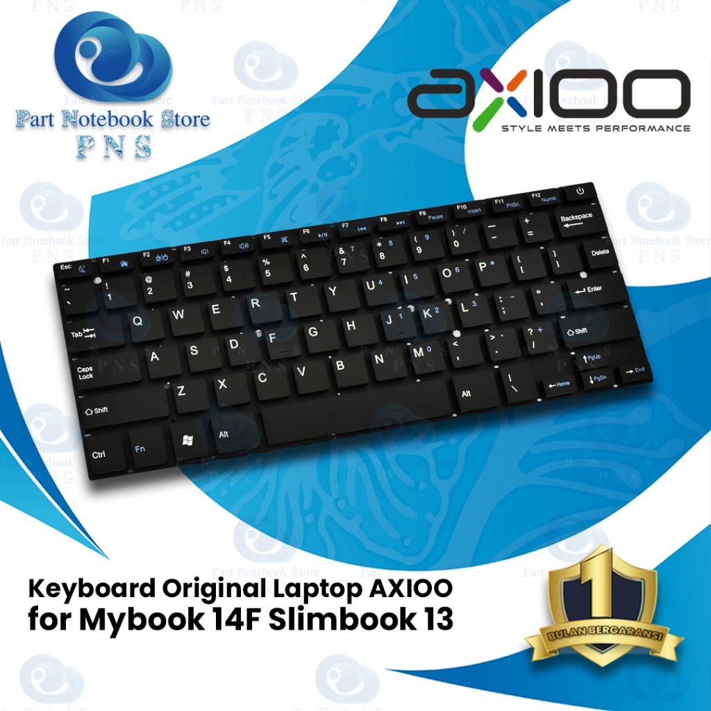 Jual Keyboard Original Laptop Axioo Mybook 14F Slimbook 13 (Black ...