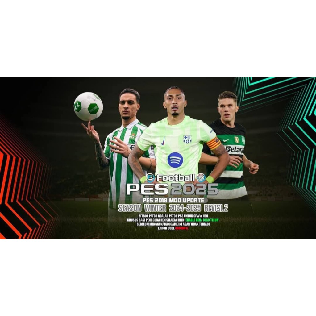 Jual PES 2025 BITBOX PATCH WINTER PS3 REV 2 || FULL UPDATE TRANSFER 15 ...