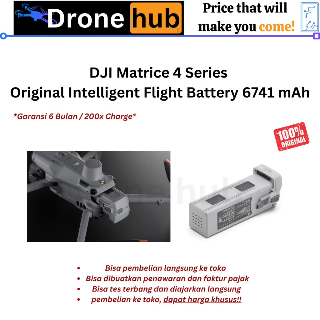 Jual Battery DJI Matrice 4 Enterprise / DJI Matrice 4 Thermal ...