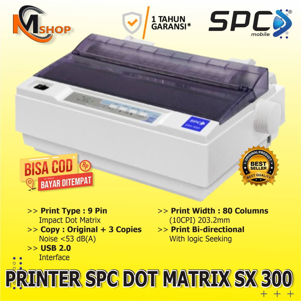 Jual Printer SPC Printer DOT Matrix SPC SX-300 | Shopee Indonesia