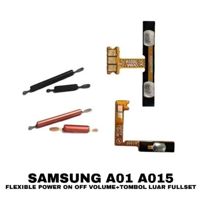 Jual Fleksibel ORIGINAL Tombol On/Off & Volume for SAMSUNG A01 / A015 | Shopee Indonesia