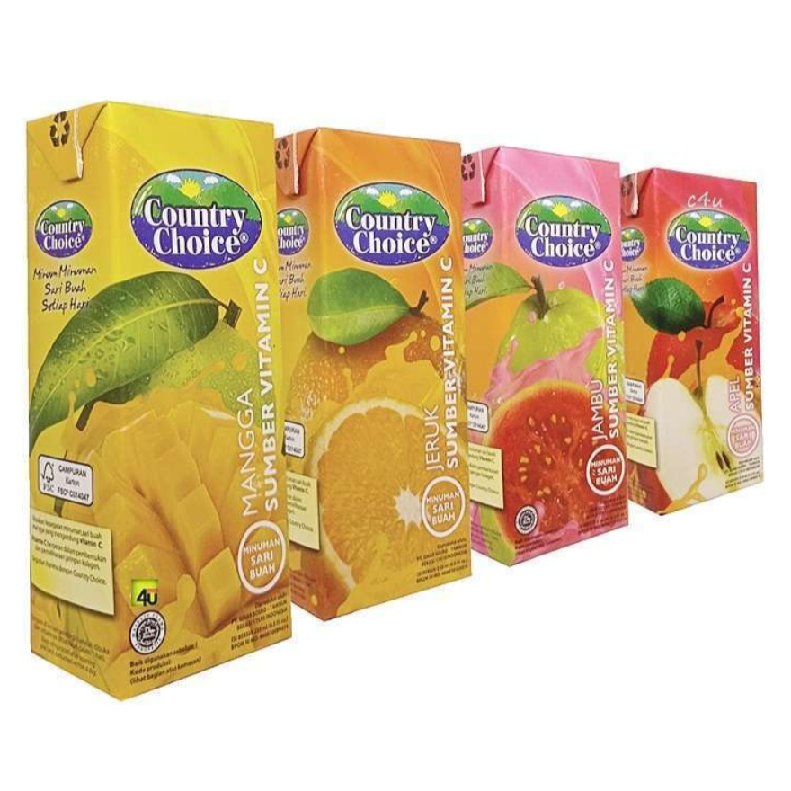 Jual Country Choice Juice 250 ml [KARTON - isi 24 pcs] - Reguler/Kargo ...