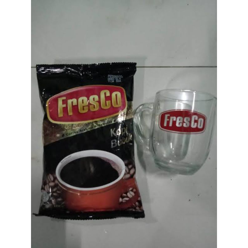 Jual kopi fresco bubuk kopi hitam gratis 1 gelas kemasan besar | Shopee ...