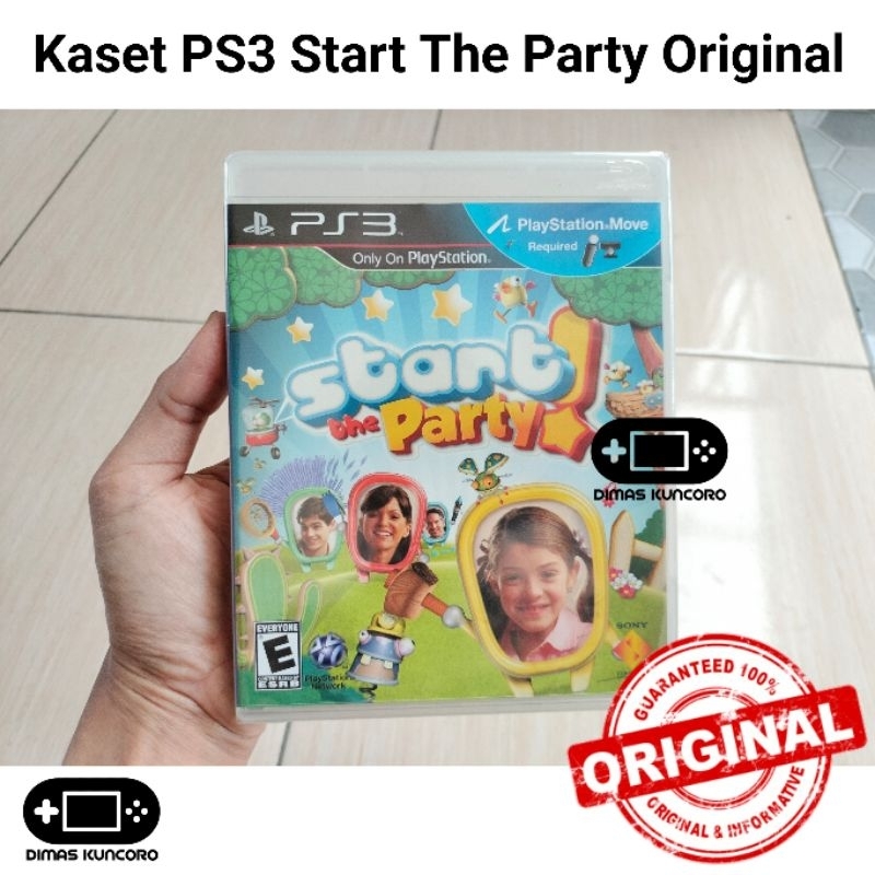 Jual Kaset PS3 Start The Party Original sealed bd playstation ps 3 slim ...