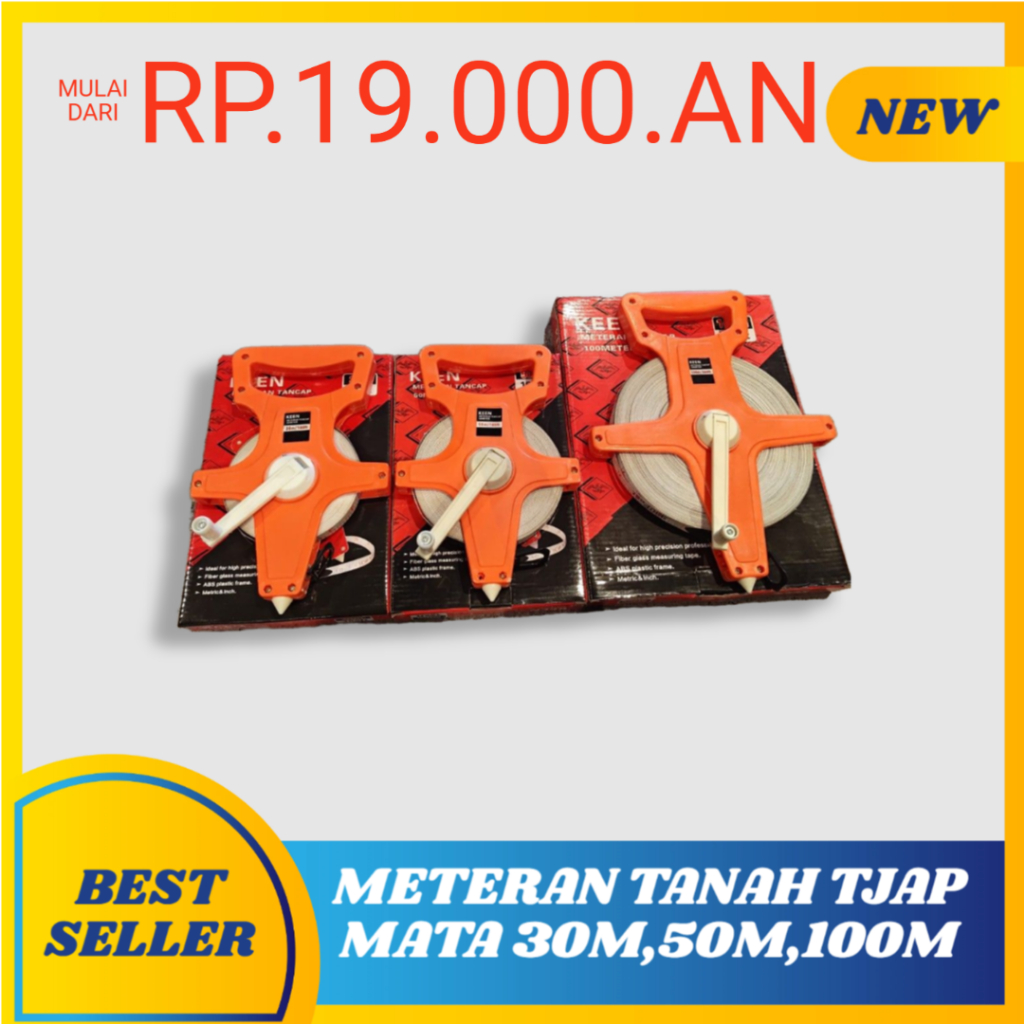 Jual Meteran Tanah /Meteran Rol / Meteran tancap TJAP MATA SCHLIEPER 30 ...