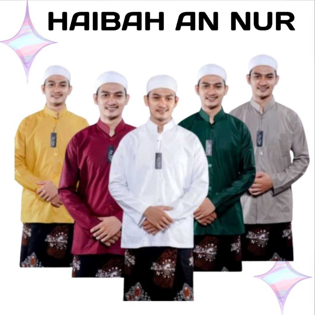 Jual BAJU MUSLIM KOKO HAIBAH MODEL AMMU UKURAN DEWASA MEK AN NUR ...