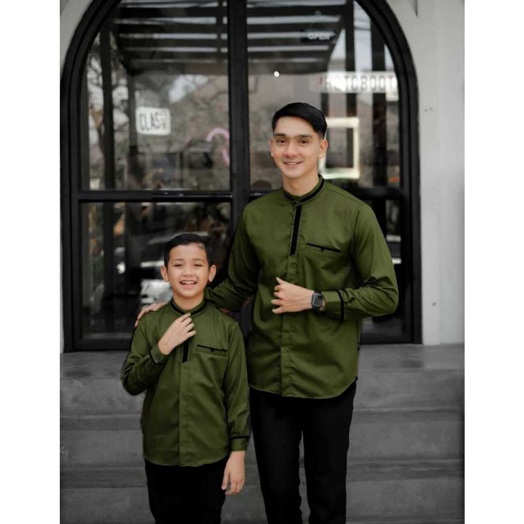 Jual BAJU KOKO COUPLE AYAH DAN ANAK LAKI LAKI LENGAN PANJANG BAHAN TOYOBO PREMIUM TERBARU 2025 ...