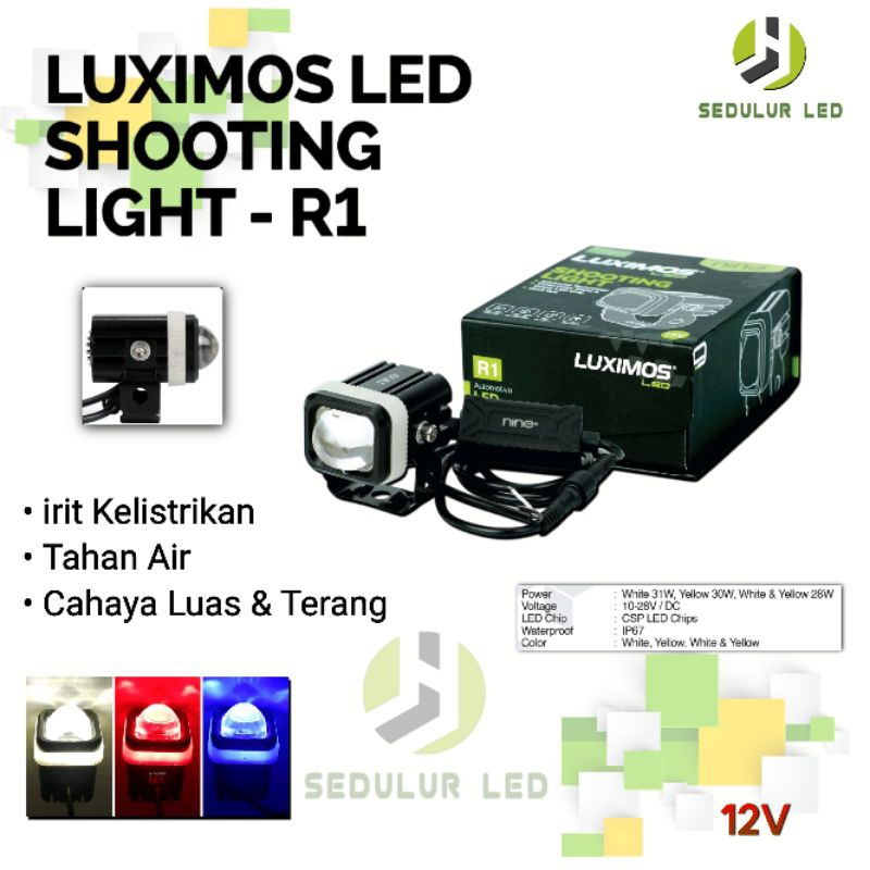 Jual LAMPU LED D2 LASER NINE LUXIMOS R1 LIGHT DEVIL 30WATT MOTOR MOBIL ...