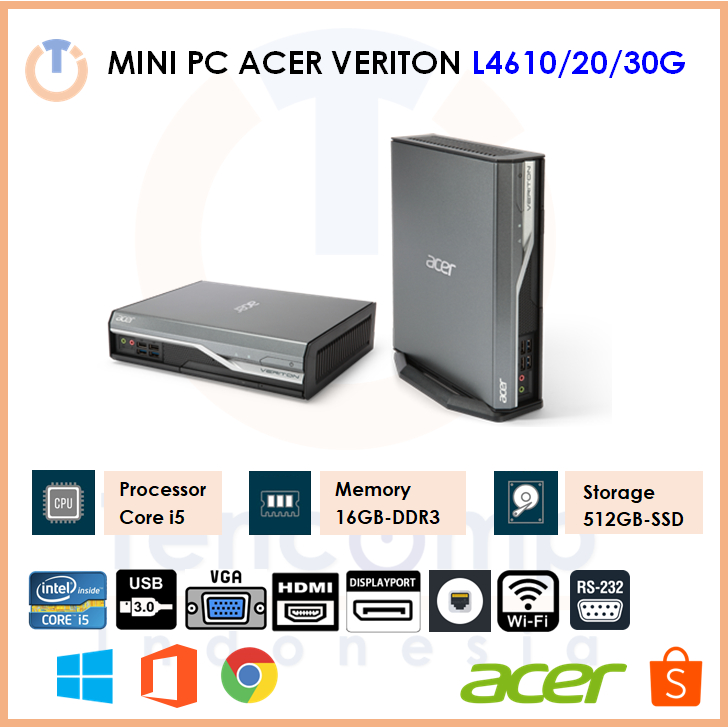 Jual [ Like New ] Mini PC Acer Core i5 | Ram 16GB | SSD 512GB | Shopee ...