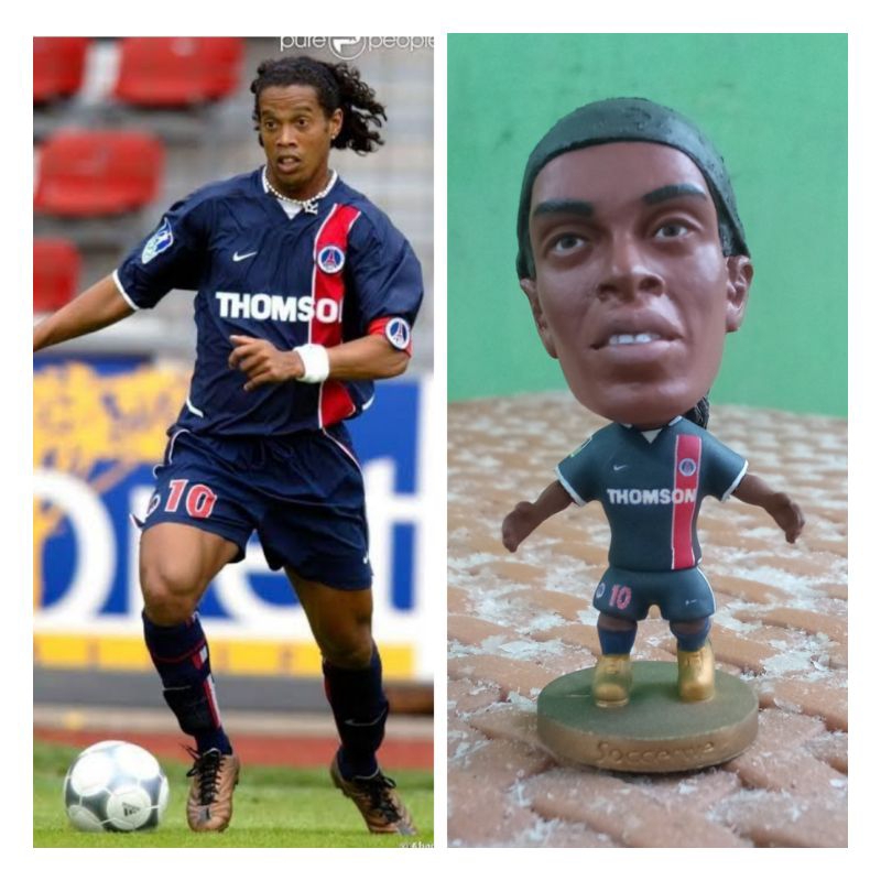 Jual Pre Order Figure Soccer Kodoto Soccerwe Repaint Ronaldinho PSG ...