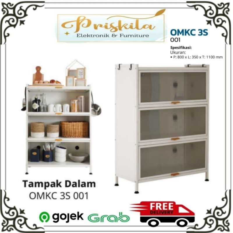 Jual RAK SERBAGUNA OLYMSTEEL / lemari olympic plat besi / 3 susun / Taksin multifinance/ laci ...