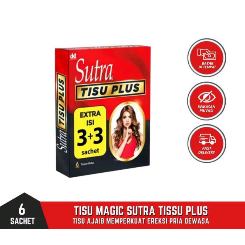 Jual sutra tisu plus isi 6 sachet | Shopee Indonesia