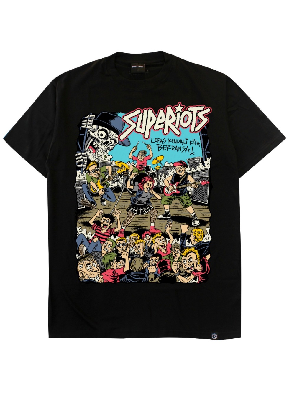 Jual Kaos Band Original Superiots License by Buzztard Records | Shopee ...
