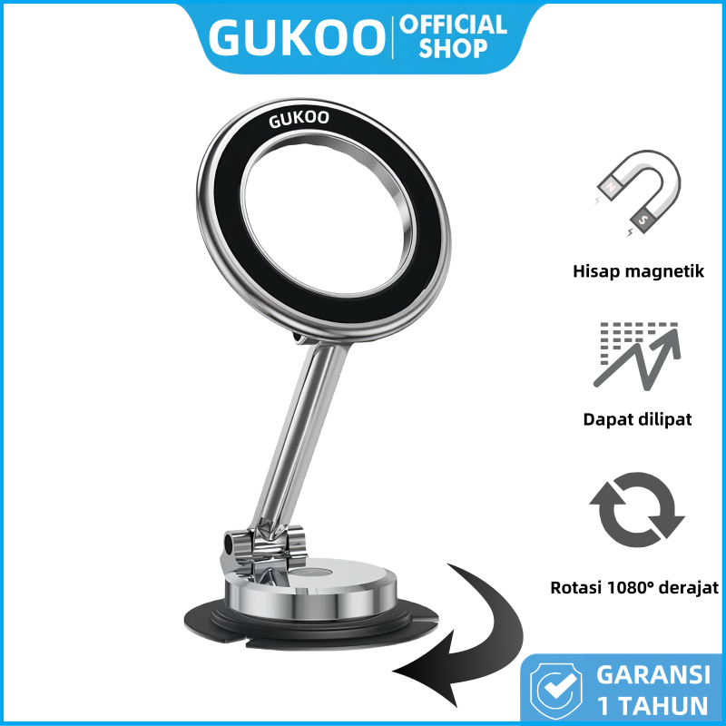 Jual GUKOO Holder HP Bulat Metal - Putar 360° di Bagian Bawah, Desain Kokoh & Stylish, Cocok ...