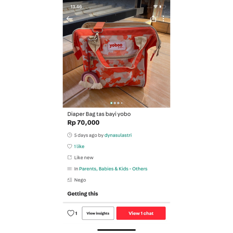 Jual Tas diaper Yoboo | Shopee Indonesia
