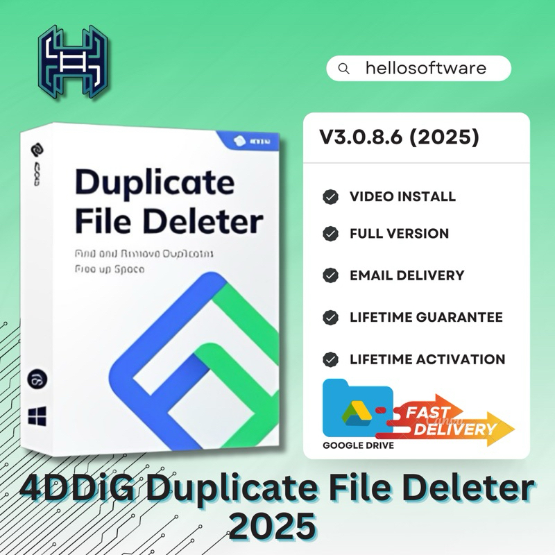Jual Tenorshare 4DDiG Duplicate File Deleter 2025 v3.0.8.6 Full Version ...