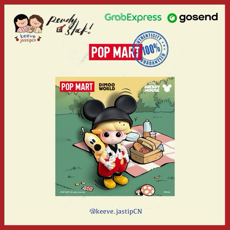 Jual POPMART DIMOO WORLD X DISNEY SERIES BJD FIGURINE BLISTER | Shopee ...