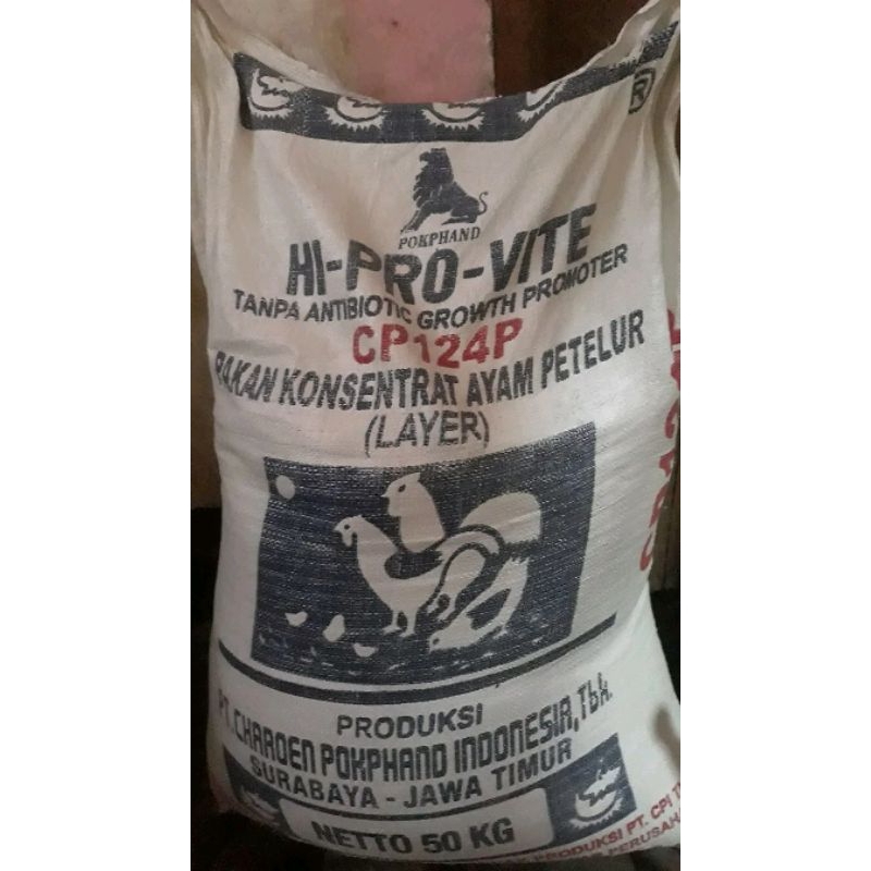 Jual Hi pro Vite CP124P KONSENTRAT AYAM PETELUR PAKAN UNGGAS 1KG ...