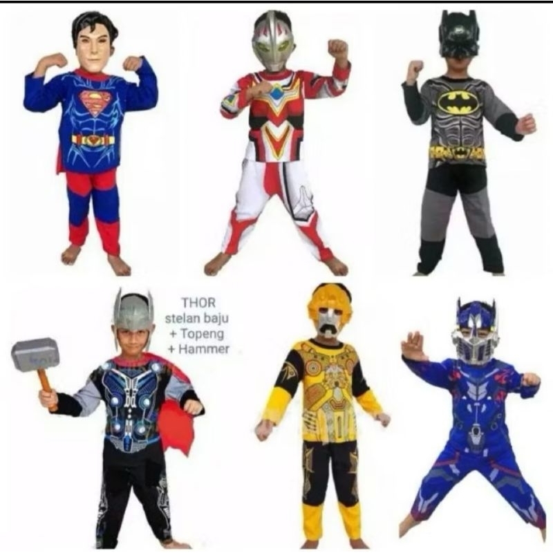 Jual Kostum Batman Anak laki laki lengkap | Shopee Indonesia
