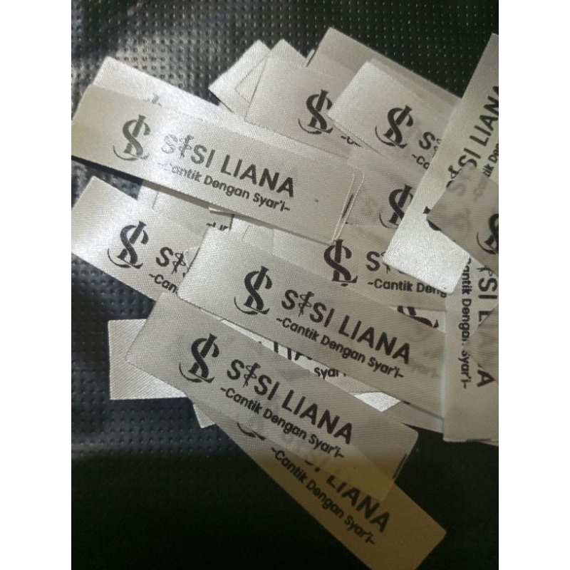 Jual Label baju/Label kaos/(PAKET ISI 1000,PITA UKURAN 1.5CM)/Label tas ...