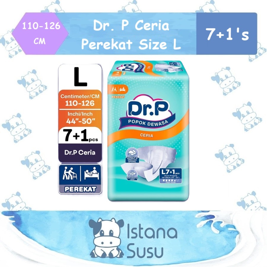 Jual Dr. P Adult Diapers Popok Dewasa Perekat Ceria / Classic Plus ...