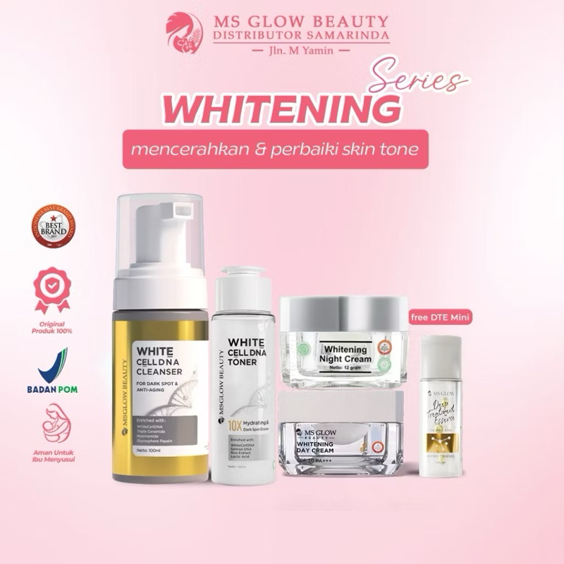 Jual MS GLOW -MS Glow Beauty / Paket Wajah Series Free Pouch ...