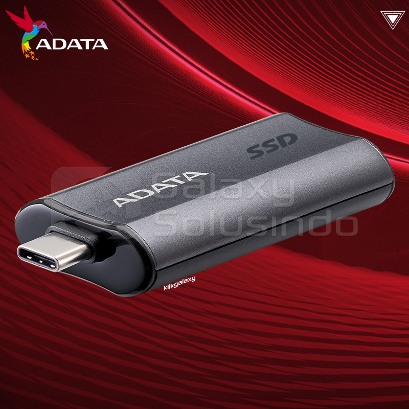 Jual ADATA SC750 Black USB Type-C SSD External - 500GB / 1TB | Shopee Indonesia
